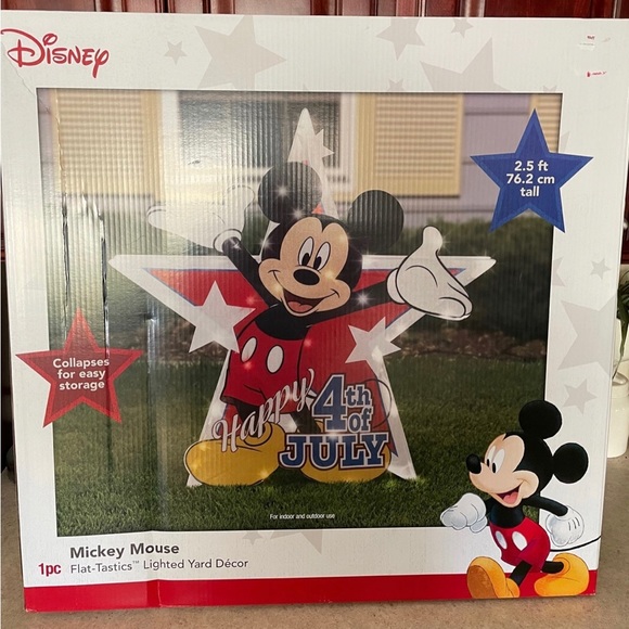 Disney | Holiday | Disney Mickey Mouse Happy 4th Of July 25 Ft Lighted ...